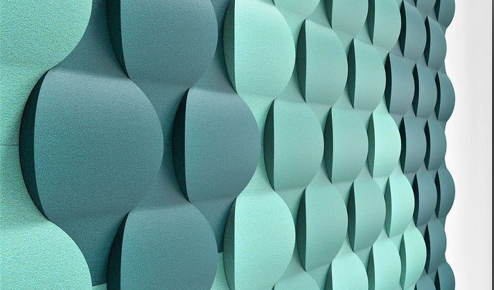 FLOW 3D Acoustic Soft Wall Panel | Dynamic Sound Absorption – Fluffo UK